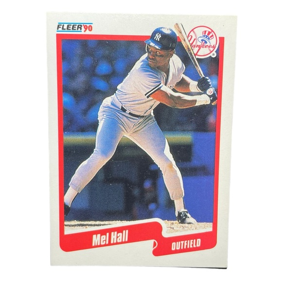 MLB | Accessories | 99 Mel Hall New York Yankees Fleer Baseball Card ...